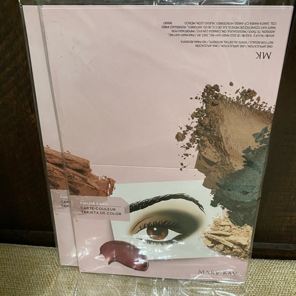 Mary Kay | Makeup | Mary Kay Makeup Color Card With Pink And Brown ...